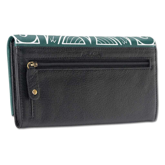 Polynesian tattoo clutch wallet - Art: "Ikaika" by Eugene Ta'ase | NĀ KOA